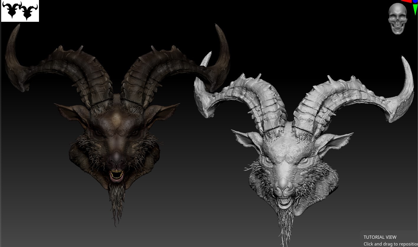 ArtStation - goatMan | Game Assets