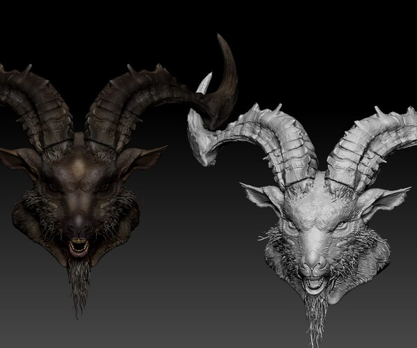 ArtStation - goatMan | Game Assets