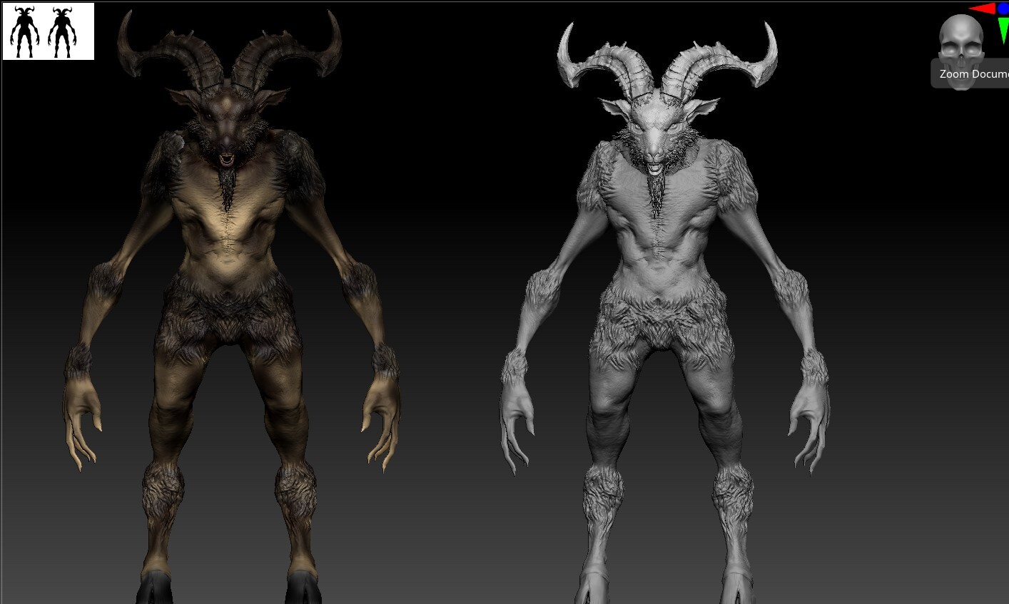 ArtStation - goatMan | Game Assets