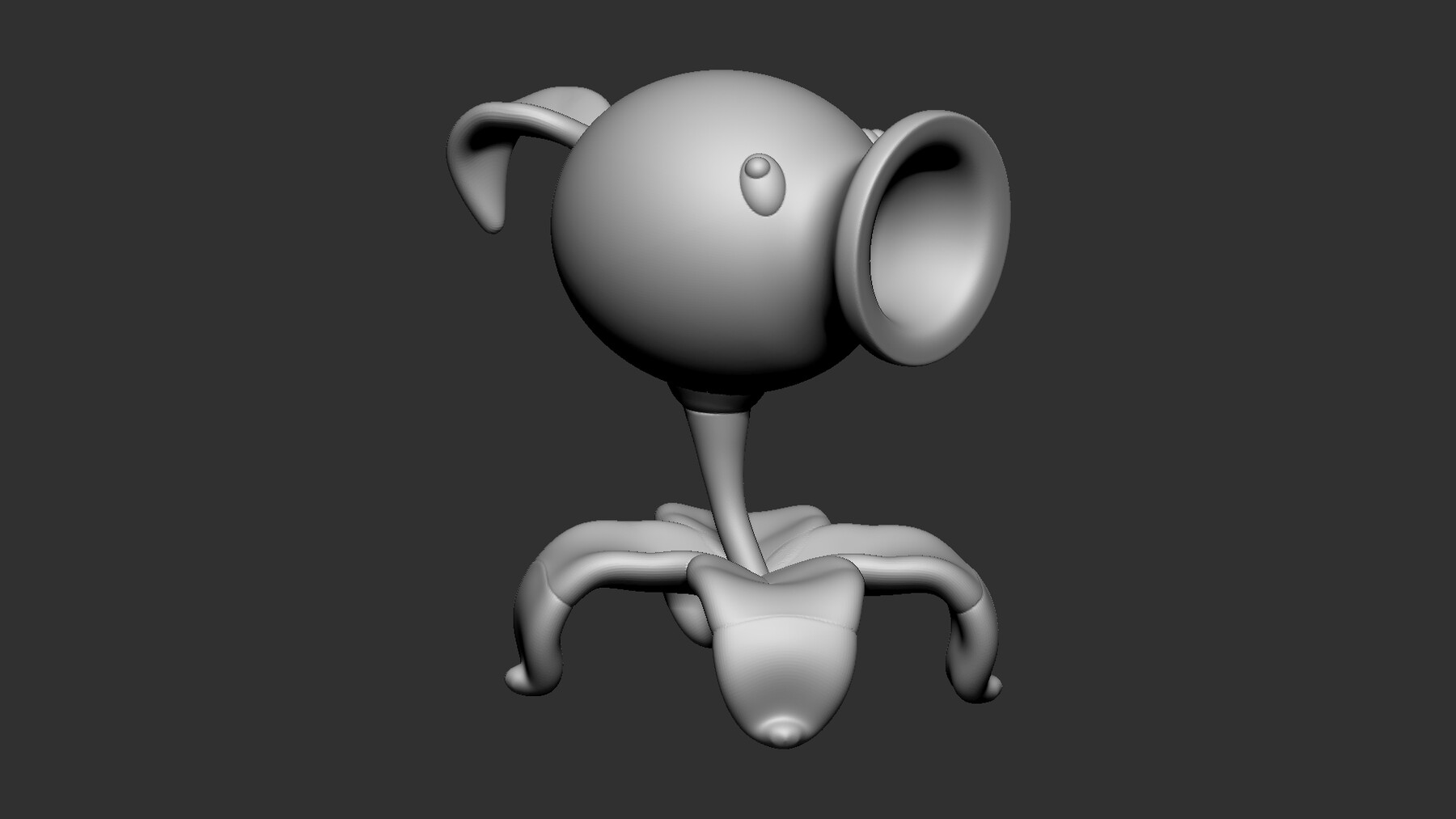 ArtStation - Peashooter from Plants vs Zombies - 3D Print Model | Resources