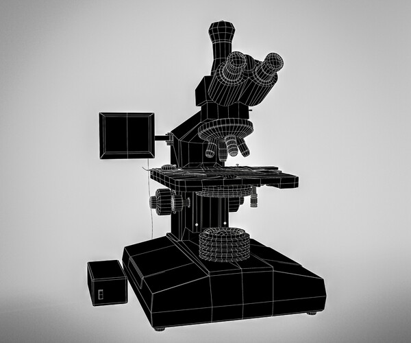 ArtStation - Microscope Low Poly | Game Assets