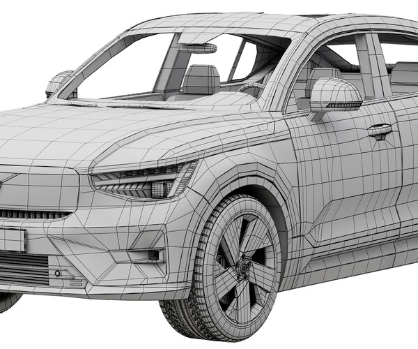 ArtStation - Volvo C40 Recharge | Resources