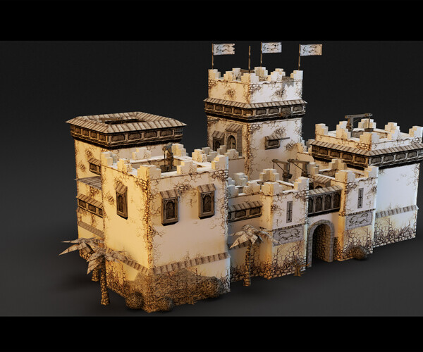 ArtStation - Fortress- 3d Model | Resources