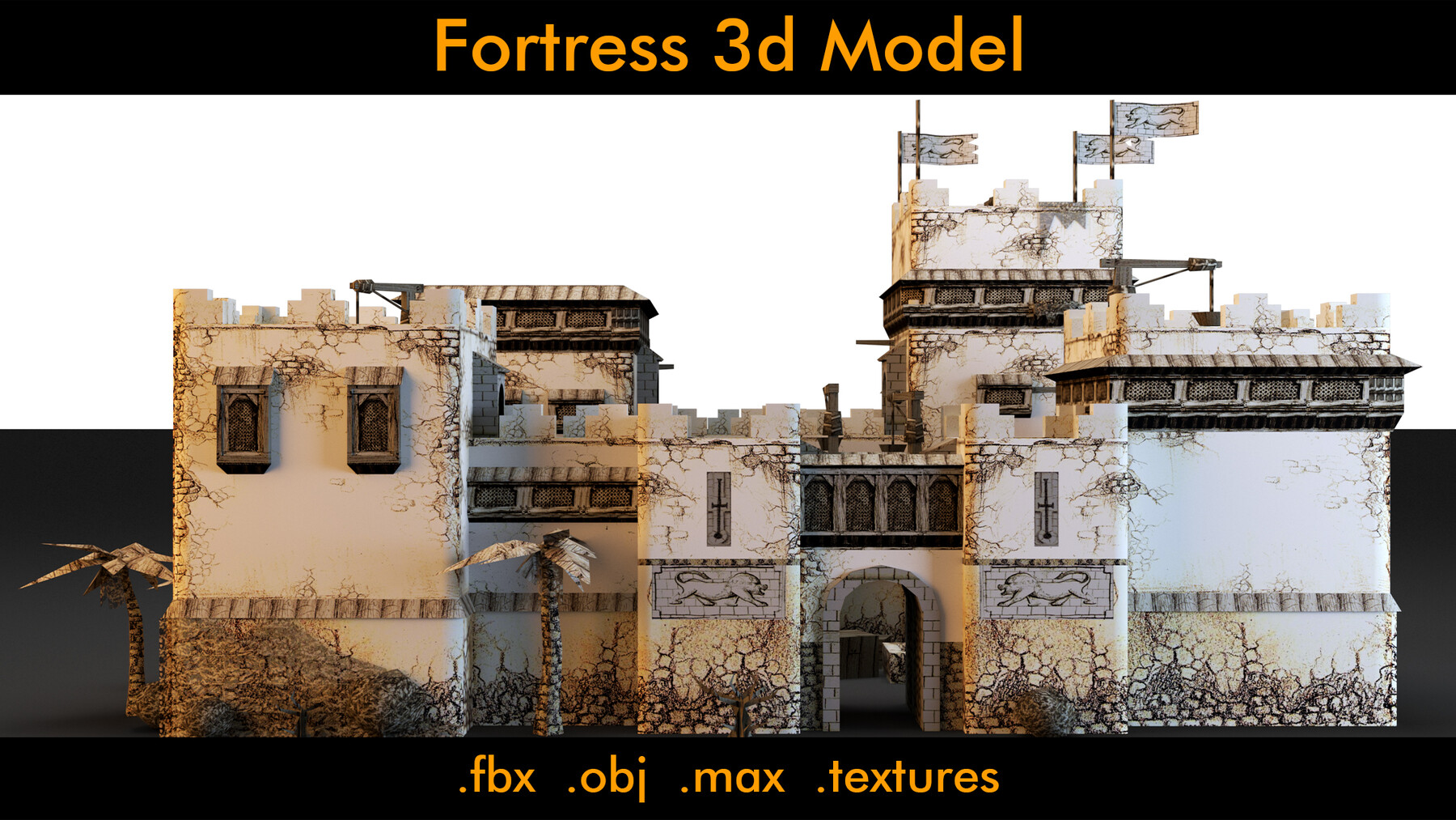 ArtStation - Fortress- 3d Model | Resources