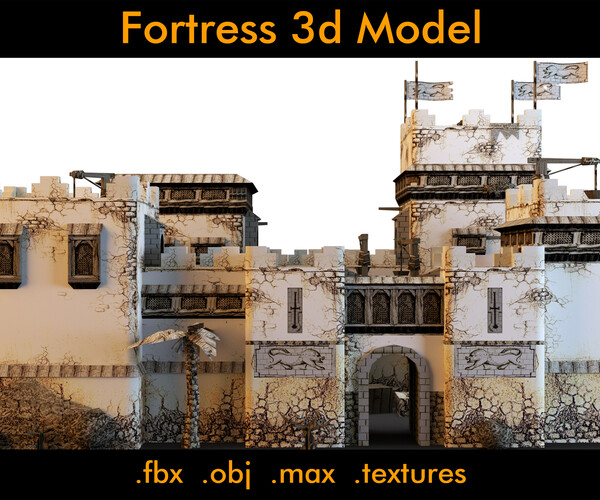 ArtStation - Fortress- 3d Model | Resources