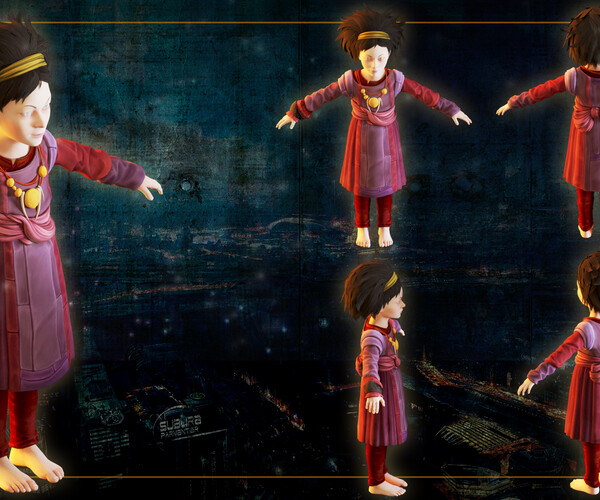 ArtStation - 12 Female Elf Characters_ 3d models | Resources