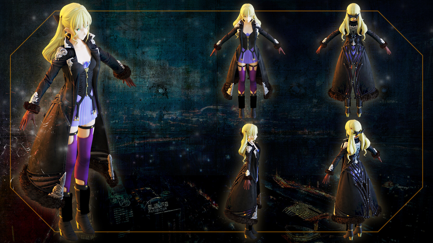 ArtStation - 12 Female Elf Characters_ 3d models | Resources