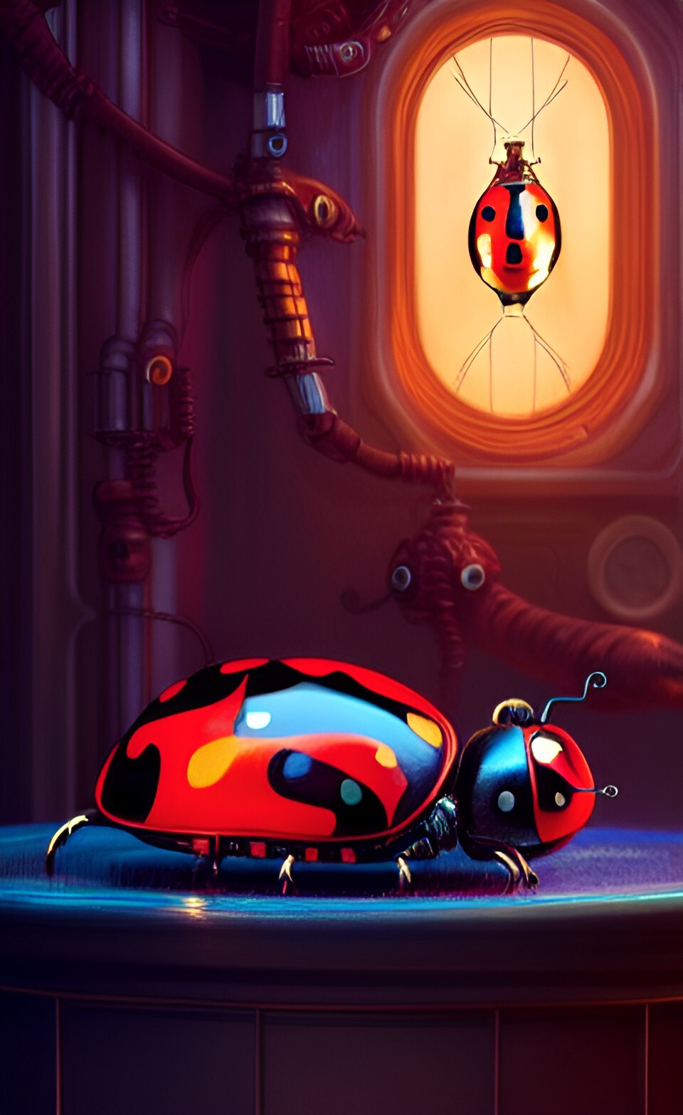 ArtStation - steampunk ladybug 3500 jpg pack wombo art | Artworks