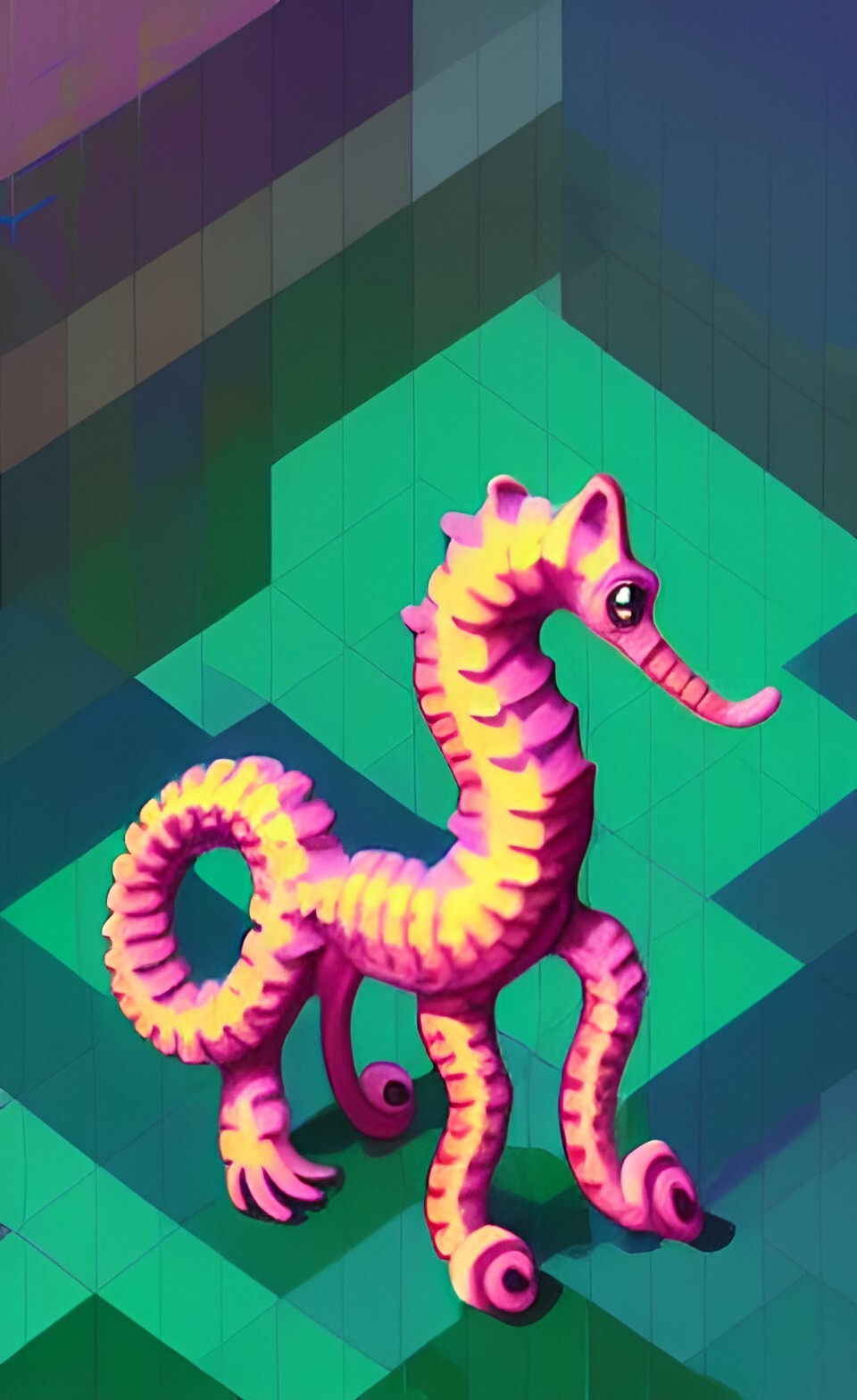 ArtStation - seahorse 6000 jpg pack wombo art | Artworks