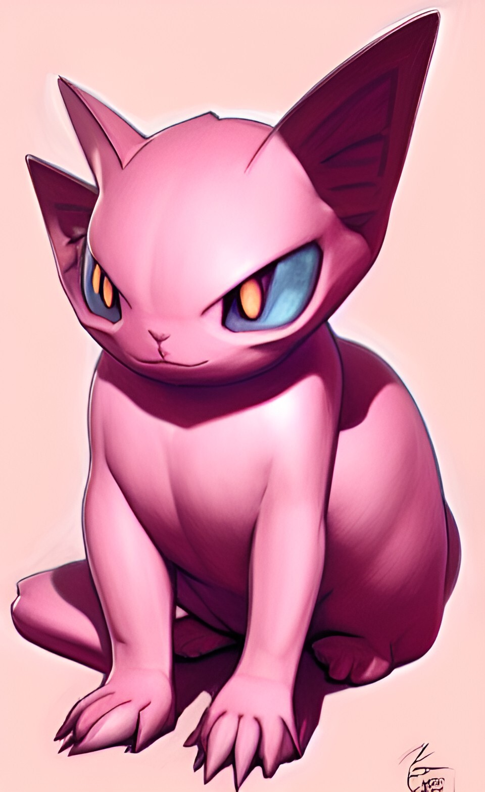 ArtStation - 1074 pink pokemon cat sad 800 jpg pack wombo art | Artworks