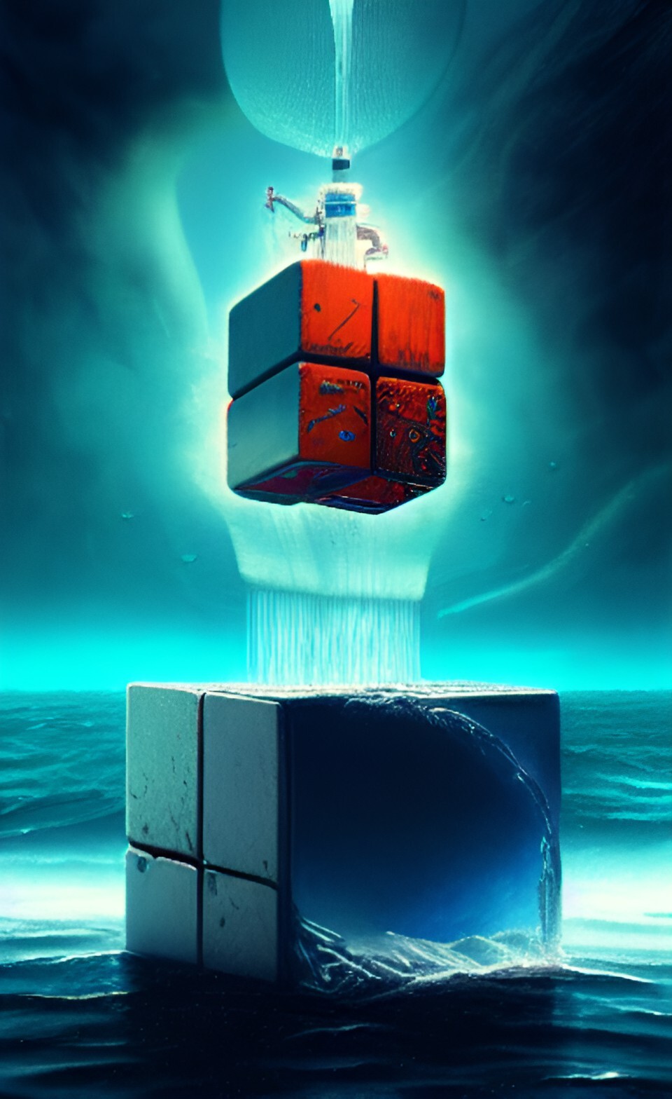 ArtStation - 1077 alien cube 4400 jpg pack wombo art | Artworks