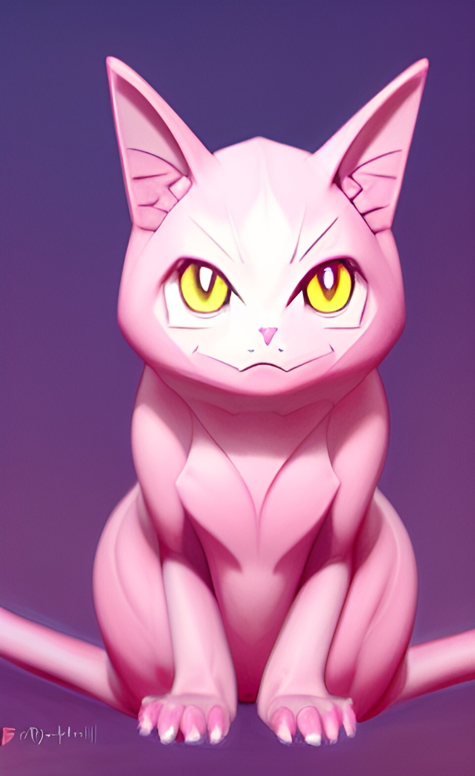 ArtStation - 1074 pink pokemon cat sad 800 jpg pack wombo art | Artworks