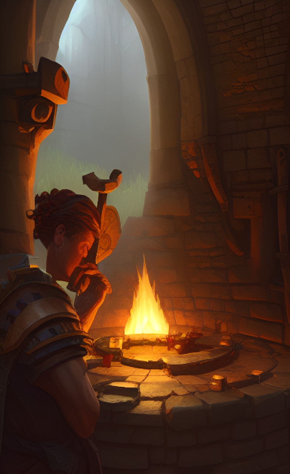 ArtStation - 1076 blacksmith armory 3400 jpg pack wombo art | Artworks