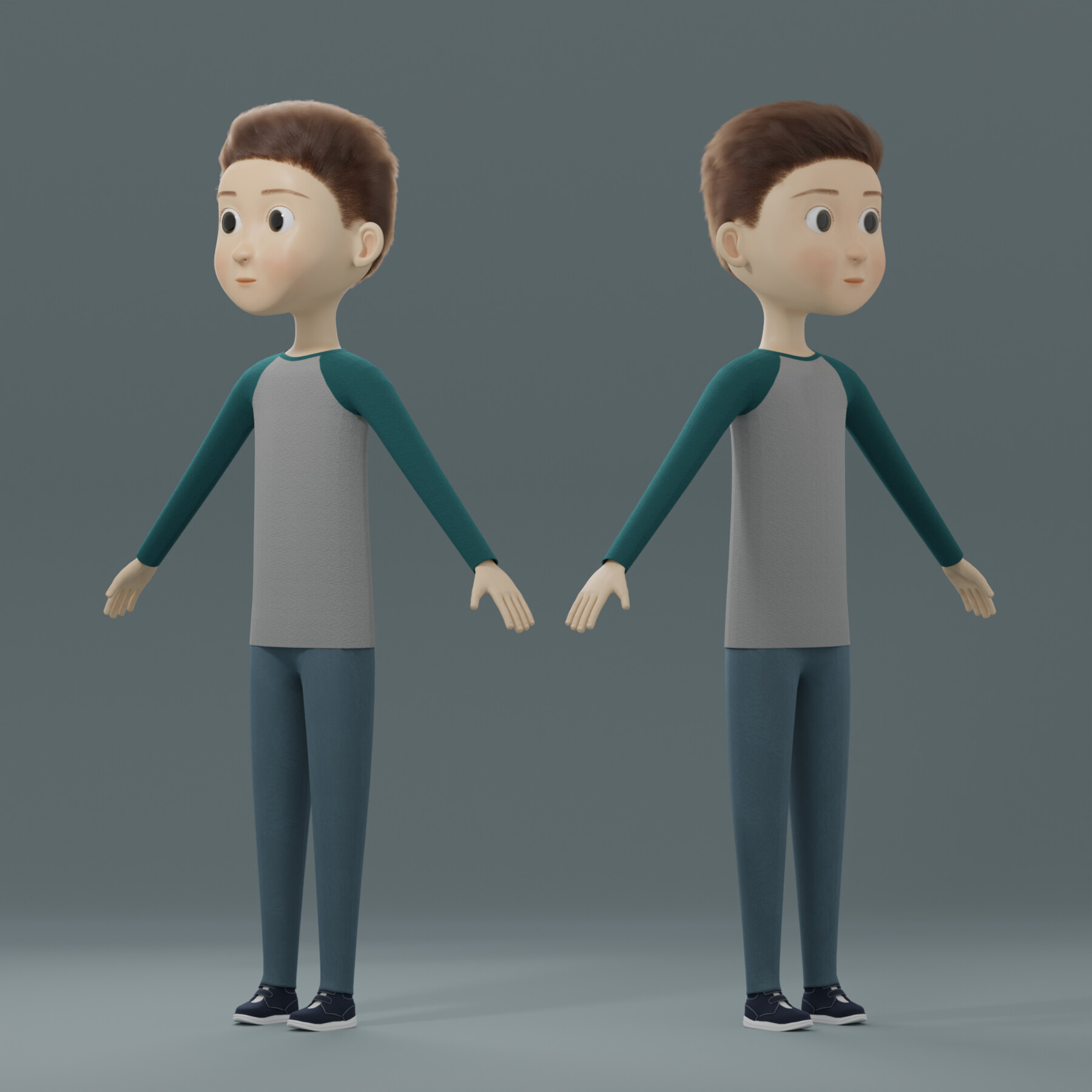 ArtStation - cartoon character boy | Resources