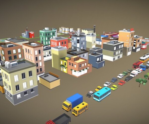 ArtStation - City Asset Pack for Unreal Engine (Toon, Stylized, Modular ...