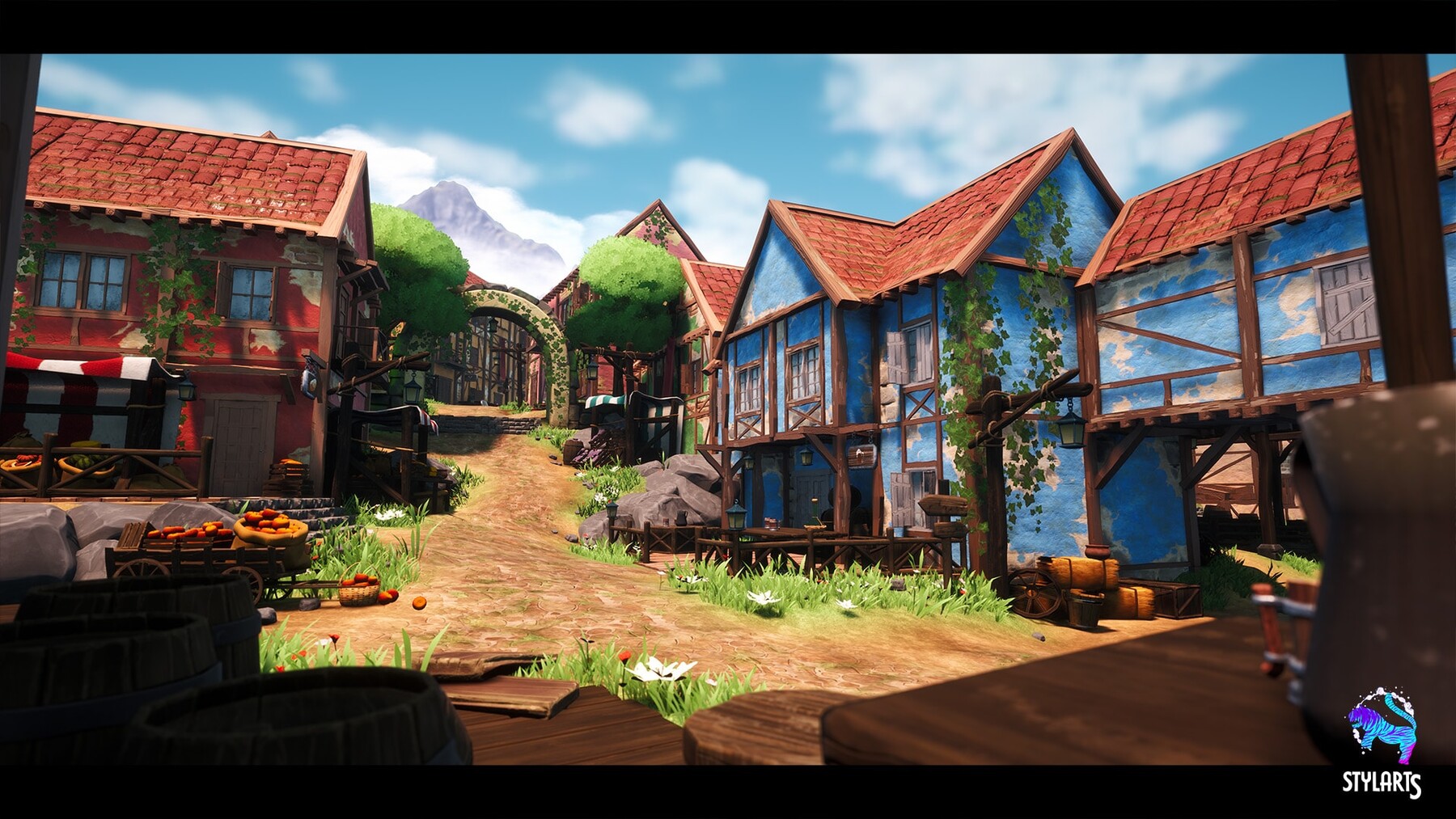 ArtStation - Modular Stylized Village | Game Assets