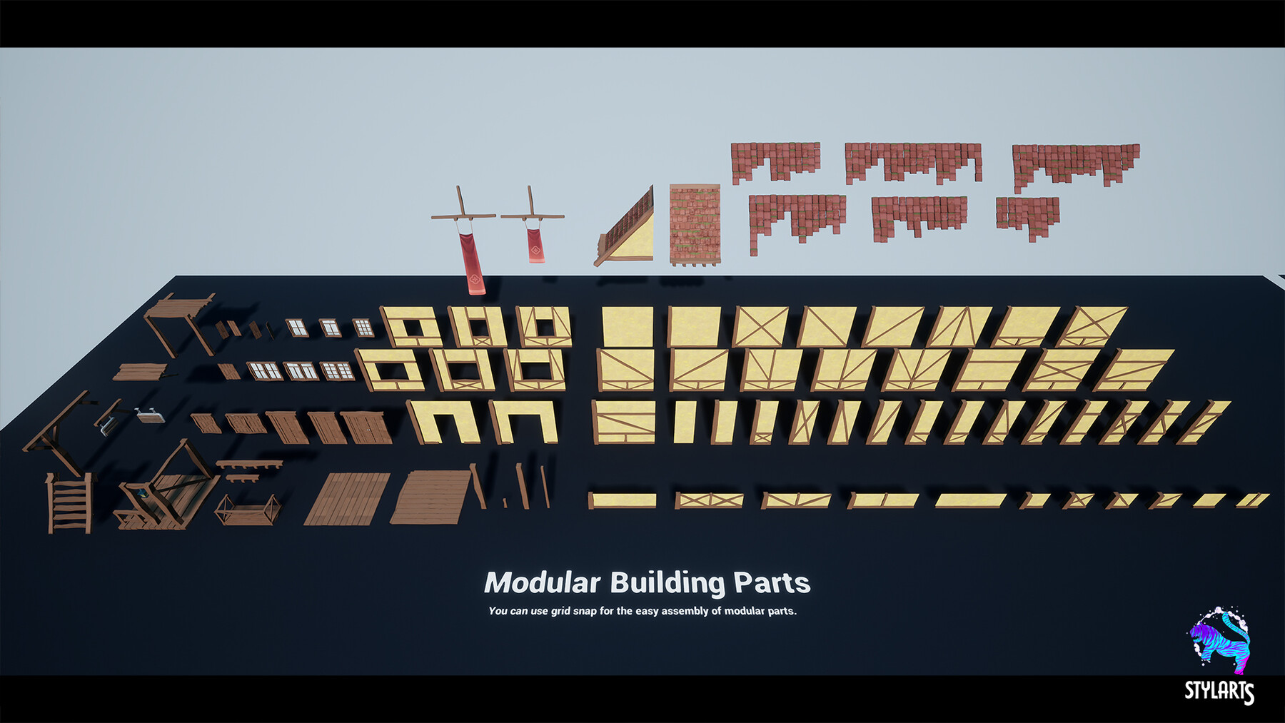 ArtStation - Modular Stylized Village | Game Assets