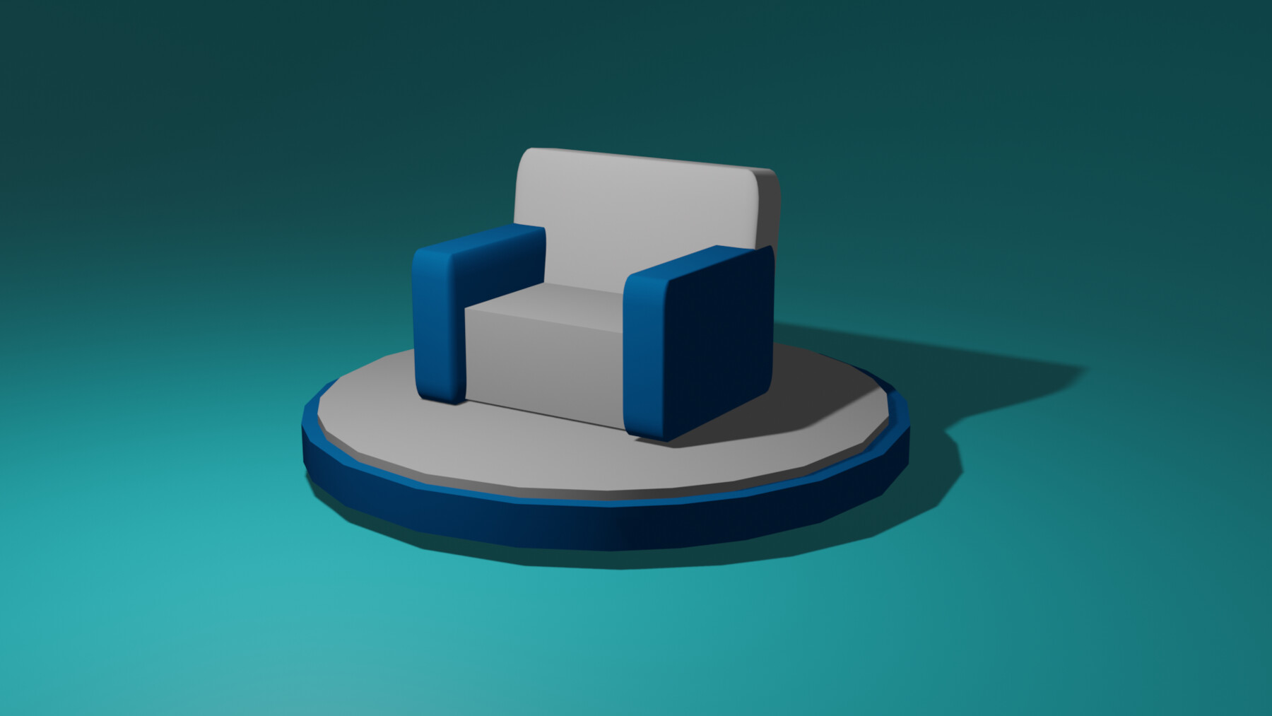 ArtStation - FLOATING CHAIR LOW POLY 3D MODEL | Game Assets