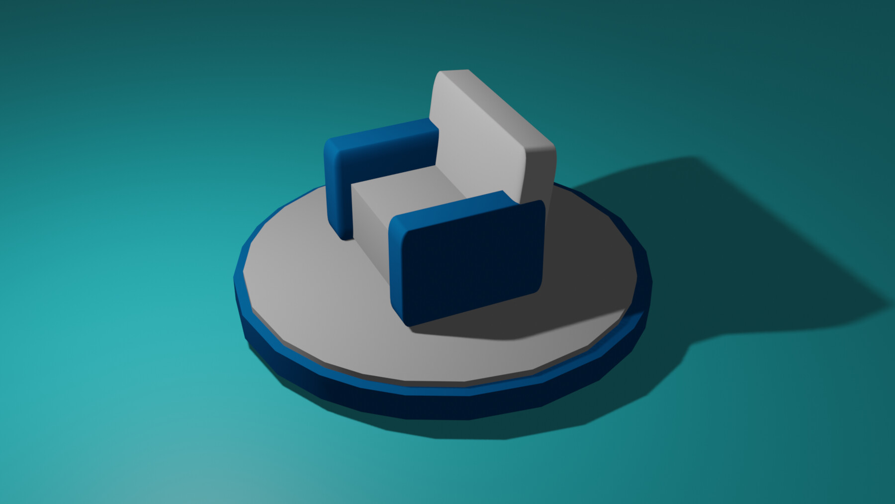 ArtStation - FLOATING CHAIR LOW POLY 3D MODEL | Game Assets