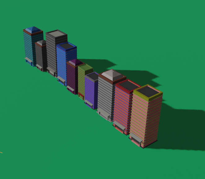 ArtStation - Low Poly Buildings | Game Assets