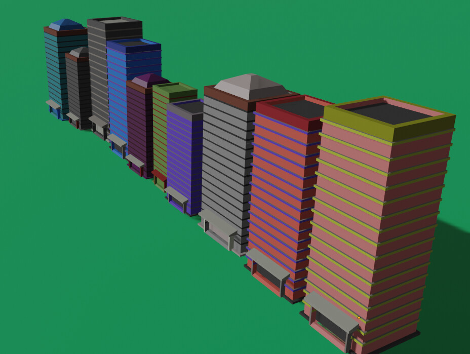 ArtStation - Low Poly Buildings | Game Assets