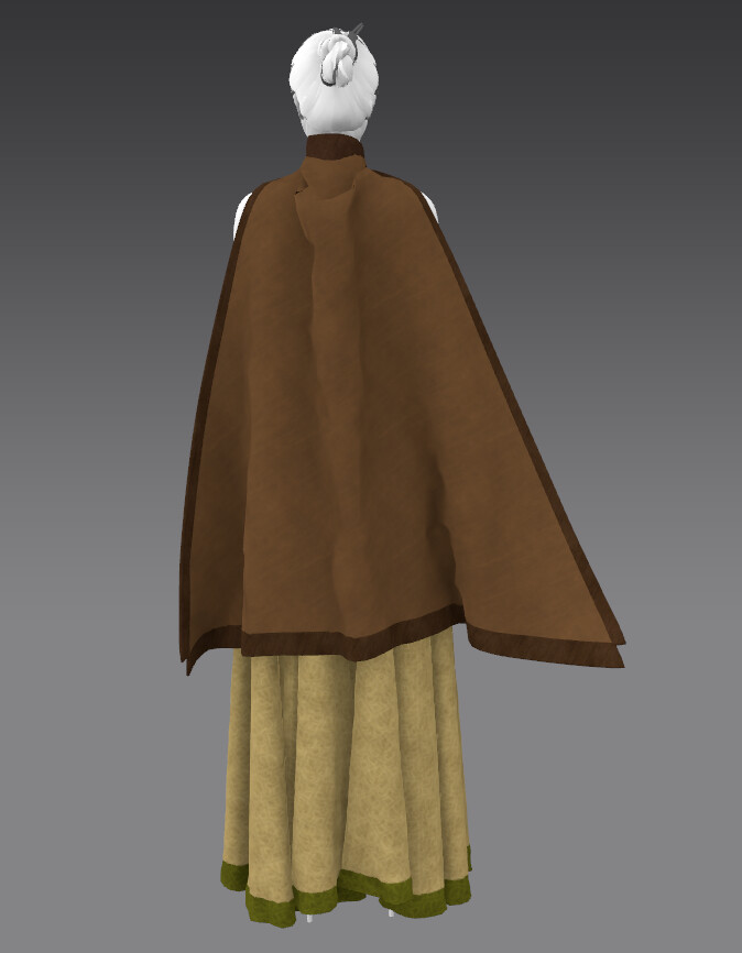 ArtStation - forest dress | Game Assets