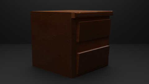 ArtStation - Bedside table | Game Assets