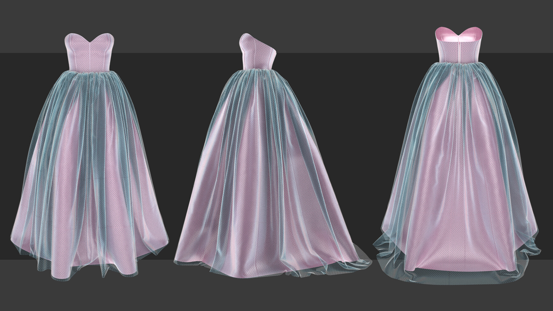 ArtStation - Wedding dresses pack 2. Clo3d, Marvelous Designer projects ...