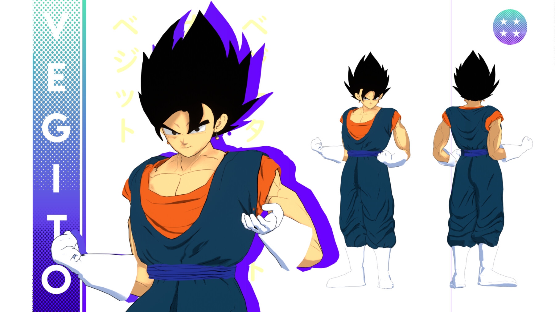 ArtStation - 3D Vegito Rigged | Resources
