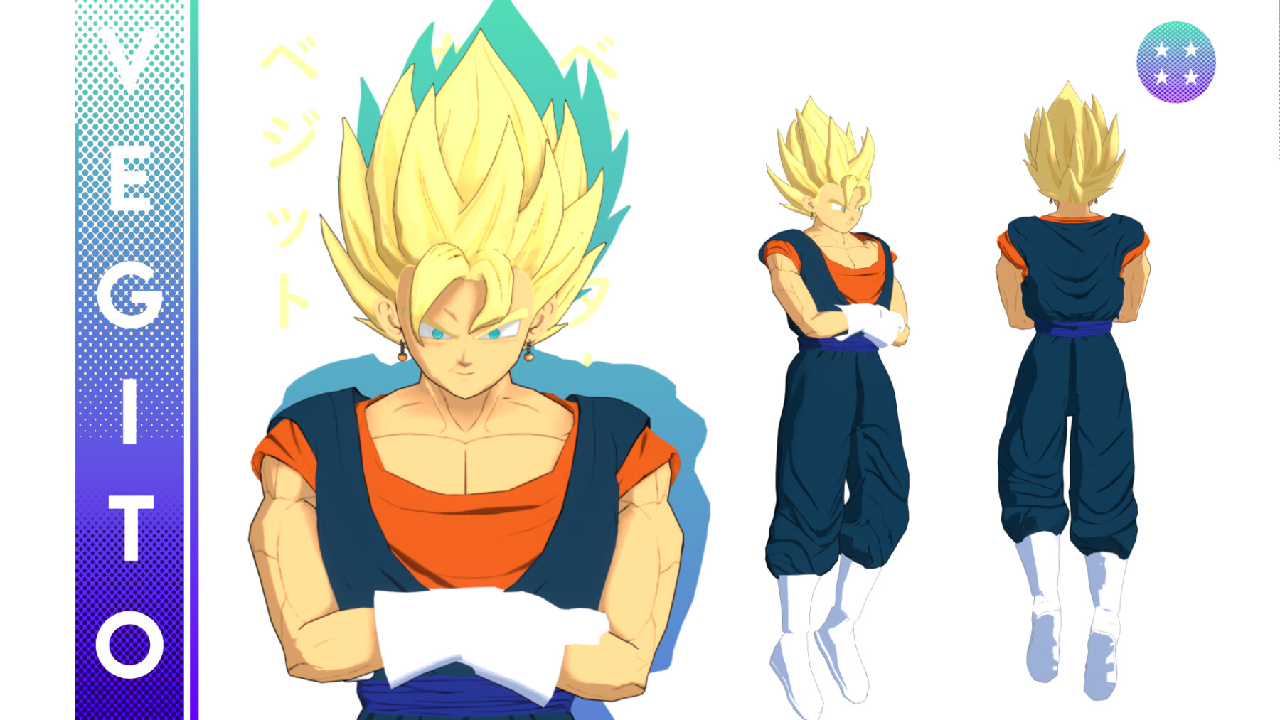 ArtStation - 3D Vegito Rigged | Resources