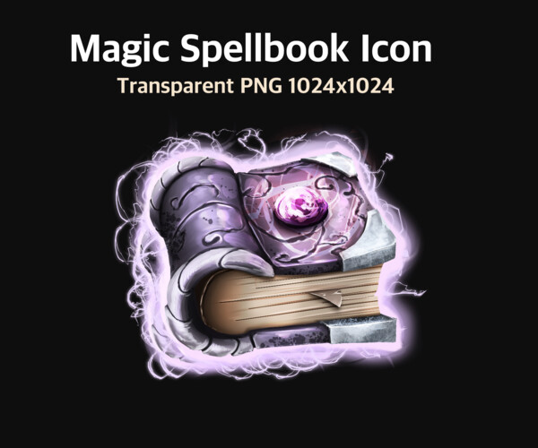 ArtStation - Magic Spellbook Icon | Game Assets