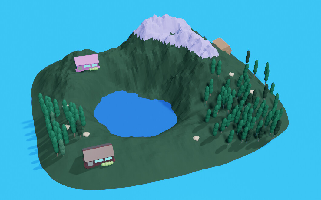 ArtStation - Low Poly Island | Game Assets