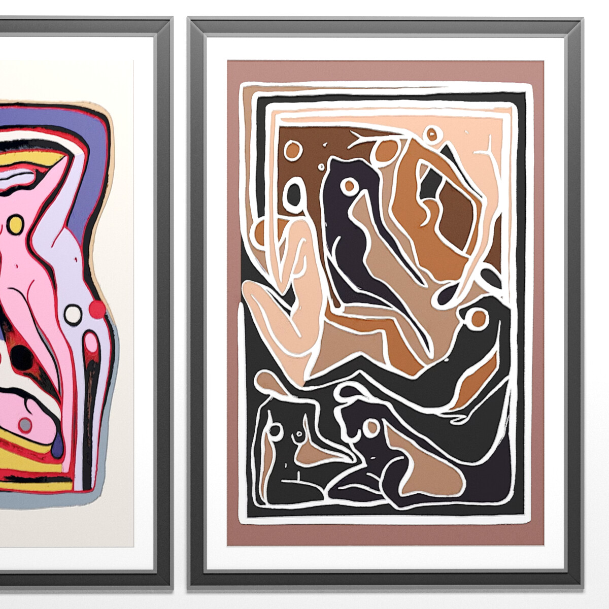 ArtStation - Art Frames 156- Ecstatic Nudes Art Print | Resources