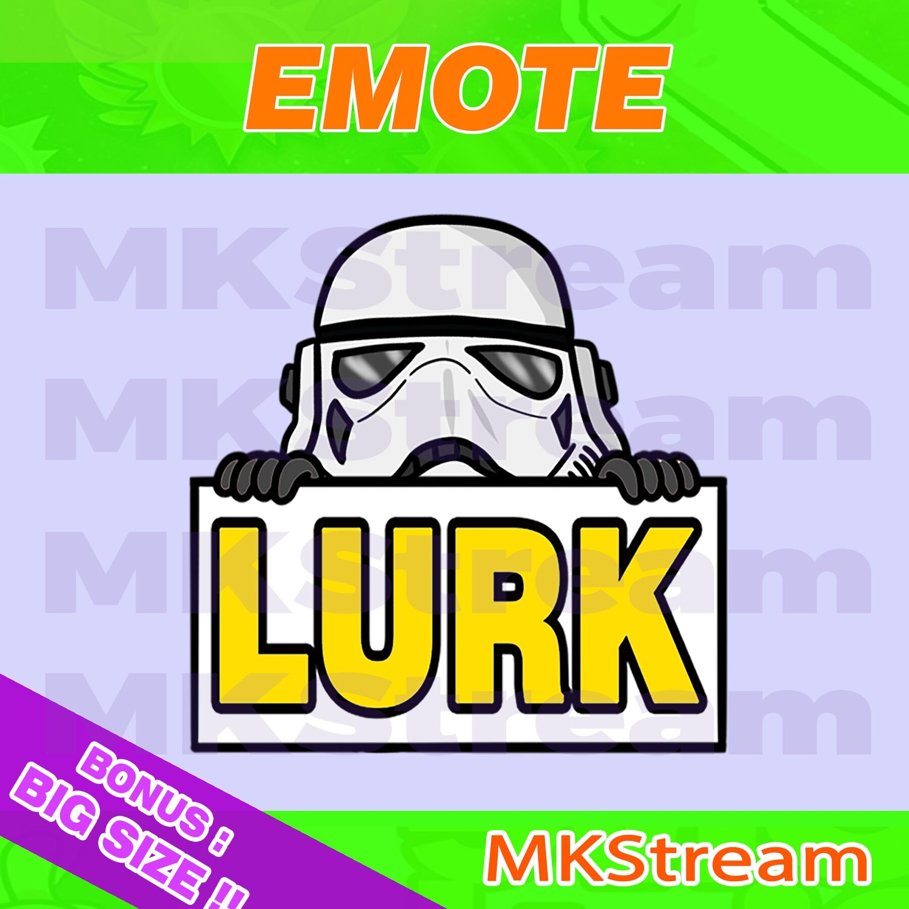 ArtStation - Twitch emotes star wars stormtrooper lurk | Artworks