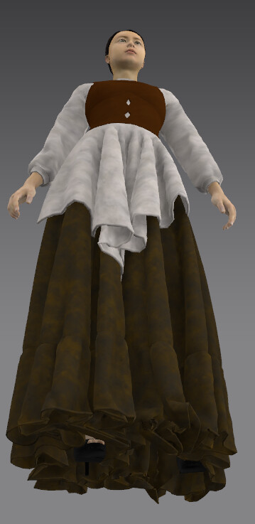ArtStation - medieval commoner dress | Game Assets