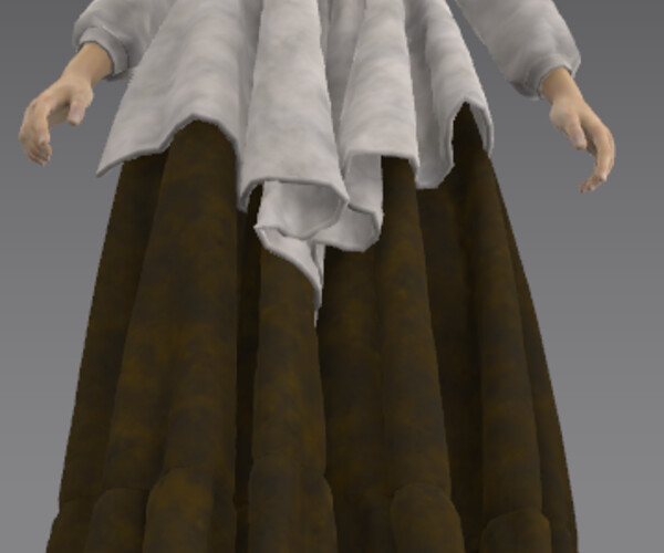 ArtStation - medieval commoner dress | Game Assets
