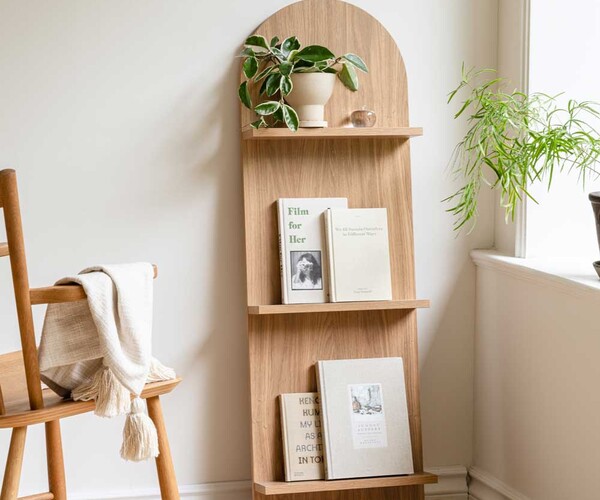 ArtStation - Magazine Rack 3 Tier Round Book Shelf | Resources