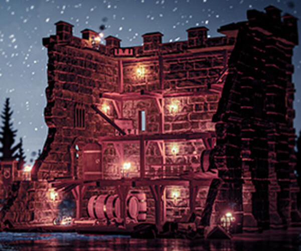 ArtStation - Castle Ruine props | Game Assets
