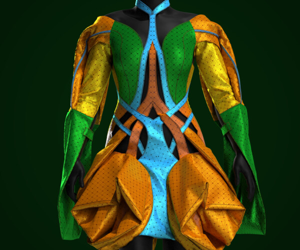 ArtStation - 3D Garment Sketch design sample ideas-I | Game Assets