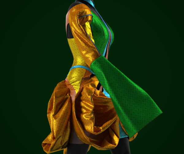 ArtStation - 3D Garment Sketch design sample ideas-I | Game Assets