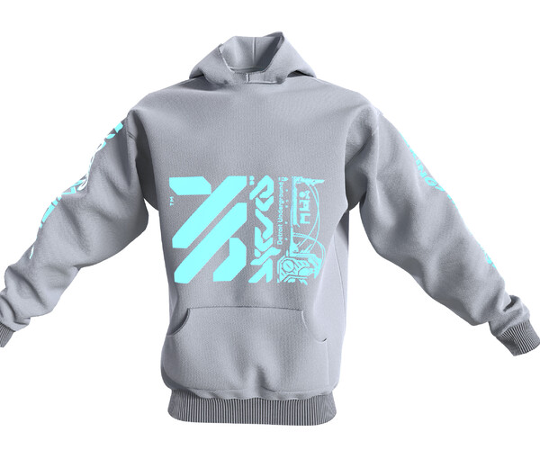 ArtStation - Cyberpunk Scifi futuristic hoodie clothes | Resources