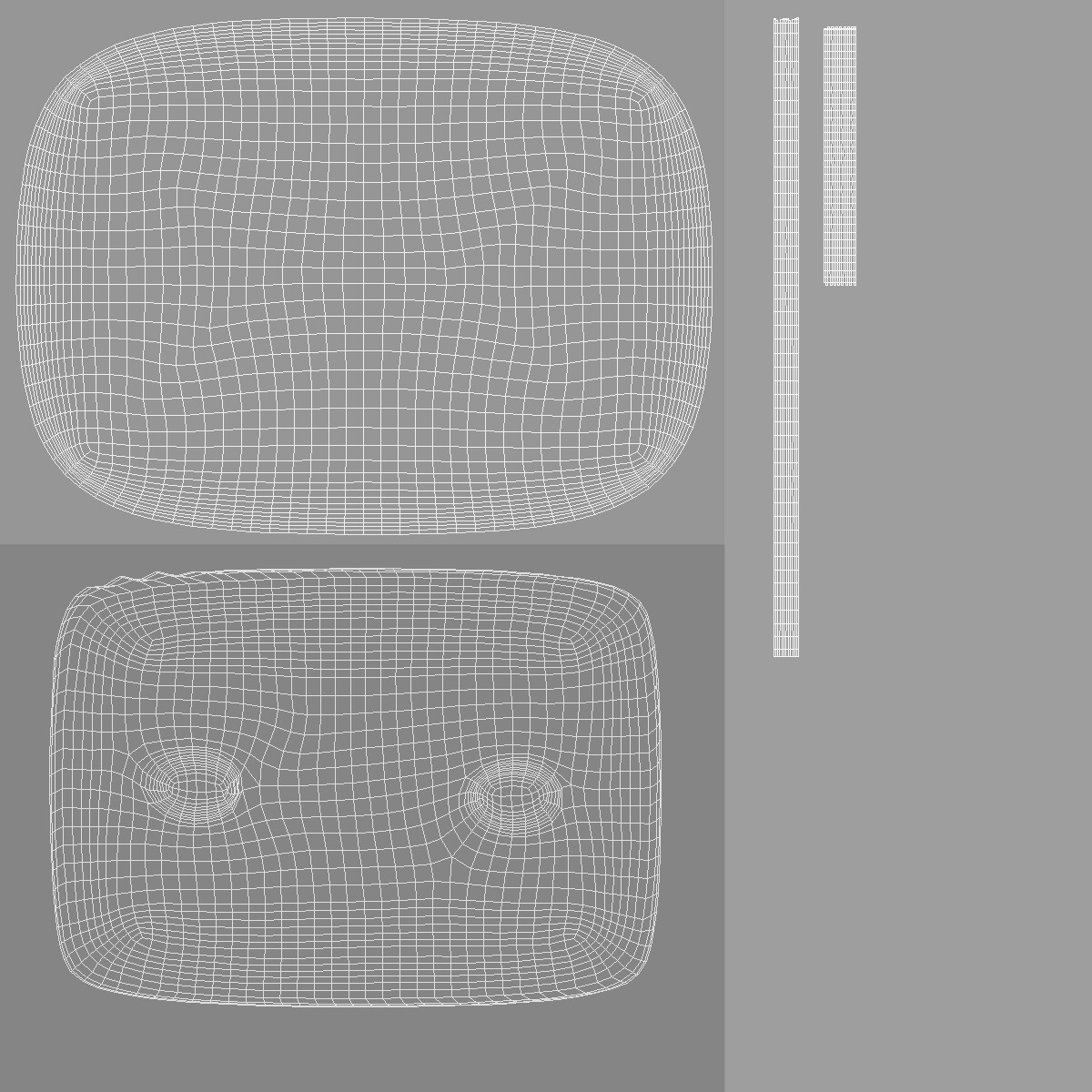 ArtStation - White Rectangular Button Badge - plastic clutch pin | Resources