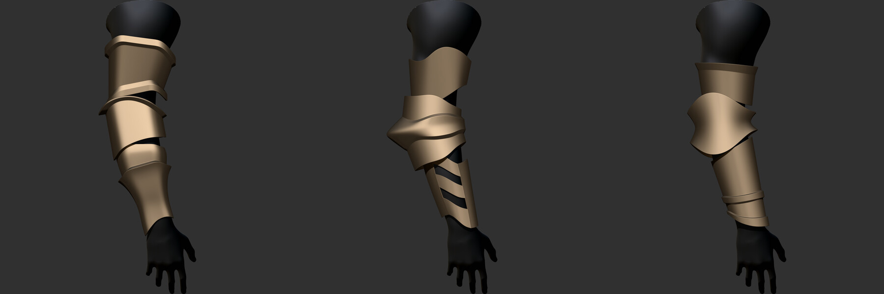 ArtStation - Vambrace Highpoly and Lowpoly (With UVs) Vol 3 | Resources