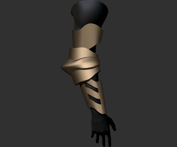 ArtStation - Vambrace Highpoly and Lowpoly (With UVs) Vol 3 | Resources