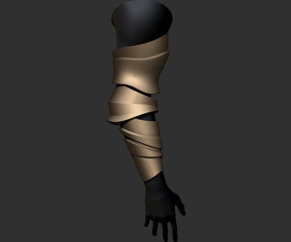 ArtStation - Vambrace Highpoly and Lowpoly (With UVs) Vol 3 | Resources