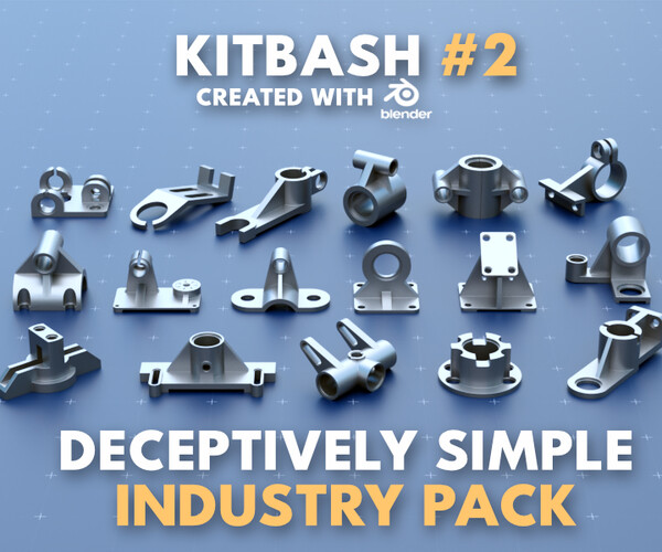 ArtStation - Simple Industry Kitbash #2 | Resources