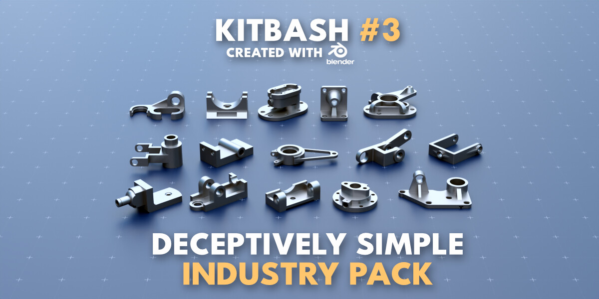 ArtStation - Simple Industry Kitbash #3 | Resources