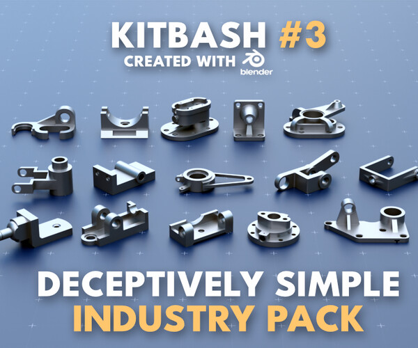 ArtStation - Simple Industry Kitbash #3 | Resources