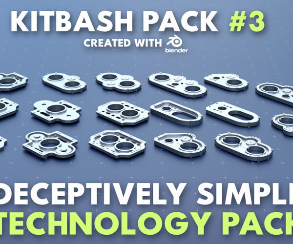 ArtStation - Simple Technology Kitbash #3 | Resources