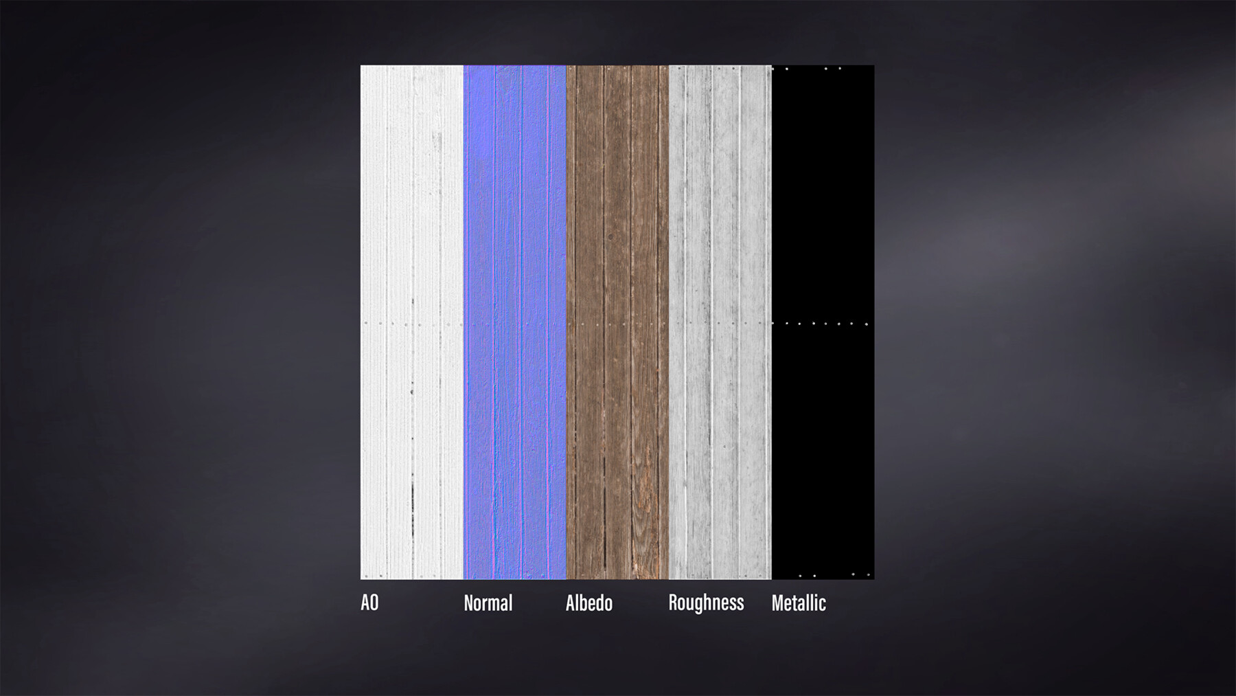 ArtStation - Grooved Wooden Planks - 4K PBR Textures | Game Assets
